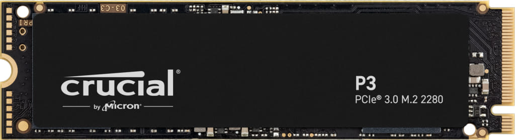 Crucial P3 2TB M.2 3D NAND G3 NVMe PCIe SSD