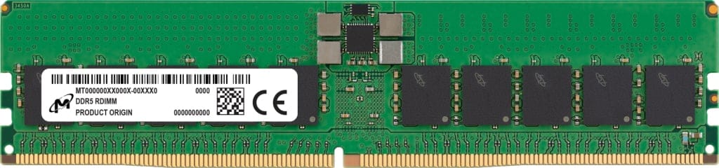 Micron 32GB DDR5-4800 RDIMM Memory