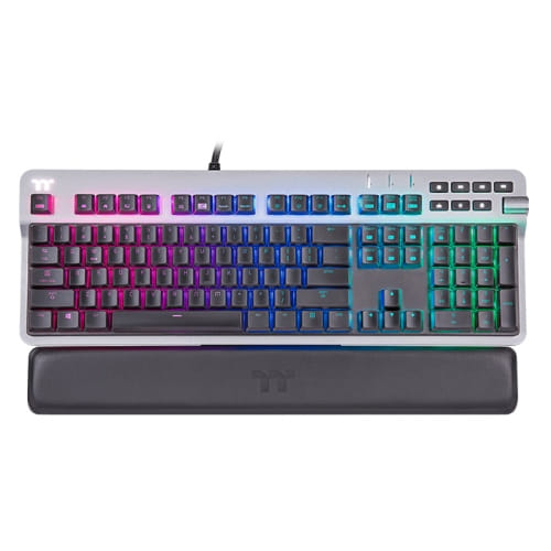 Thermaltake Argent K6 RGB Low Profile Cherry MX Keyboard - Silver Switch