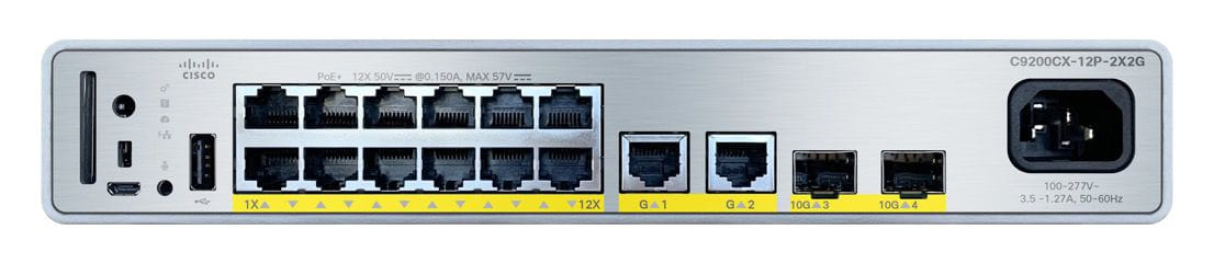 Cisco Catalyst 9000 Compact Switch 12-Port PoE