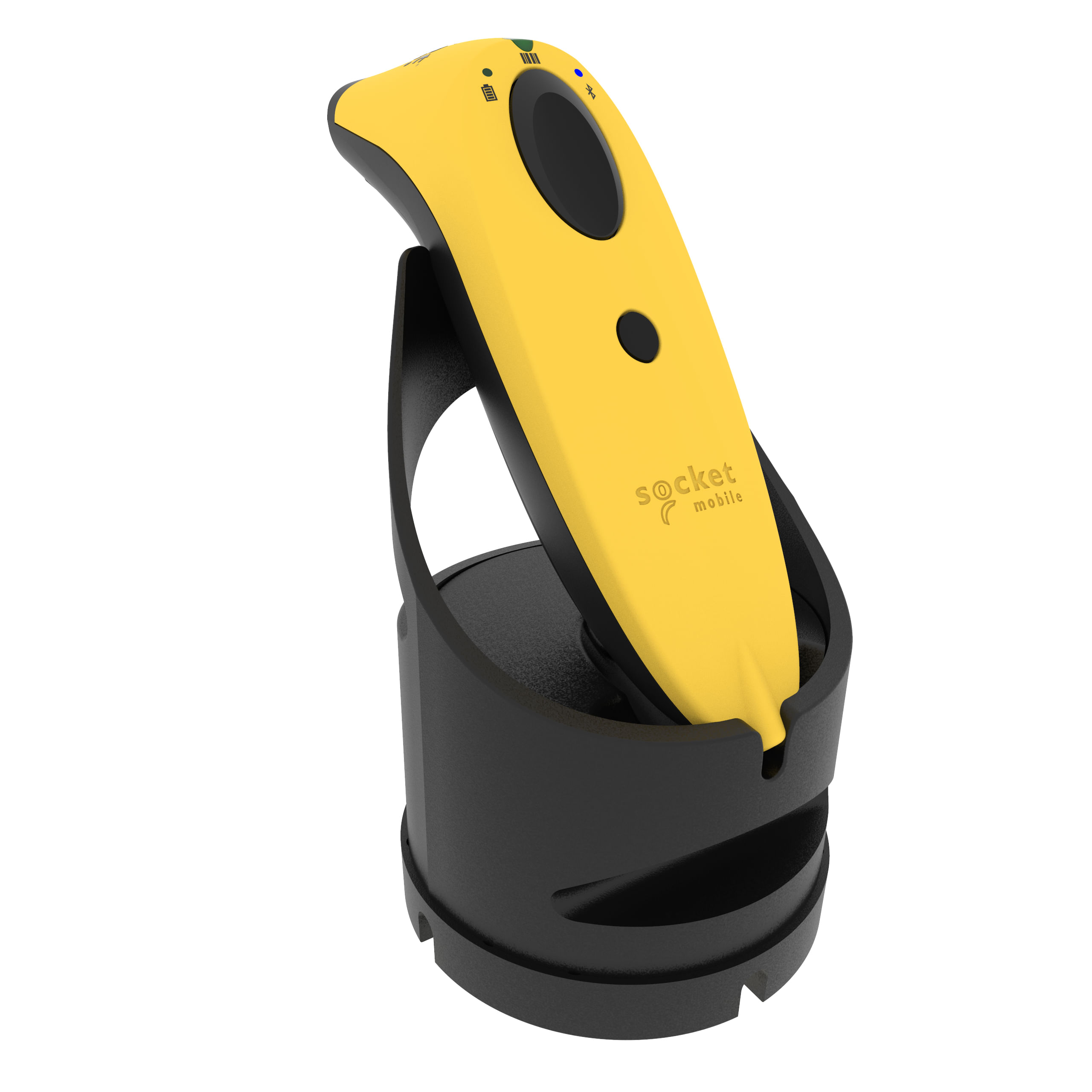 SocketScan S720 Linear QR Code Barcode Scanner - Yellow/Black Dock