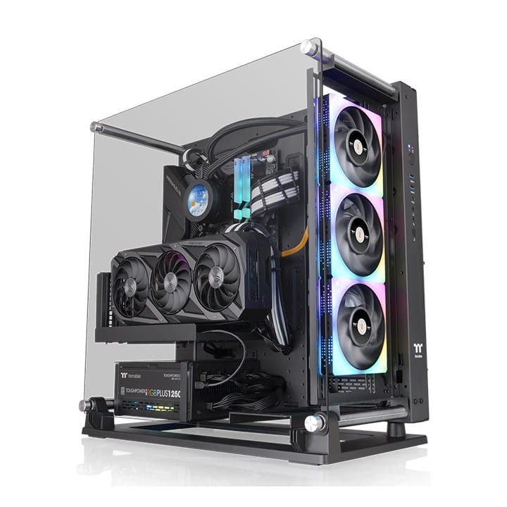 Thermaltake Core P3 Pro ATX Tempered Glass Mid Tower Case - Black Edition