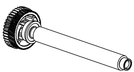 Honeywell M-4308 300 DPI Upper Platen Roller