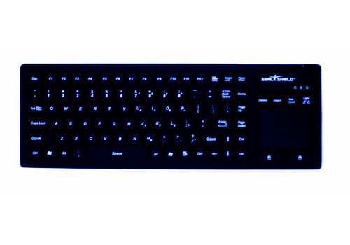 SealShield Touch Glow Waterproof Keyboard