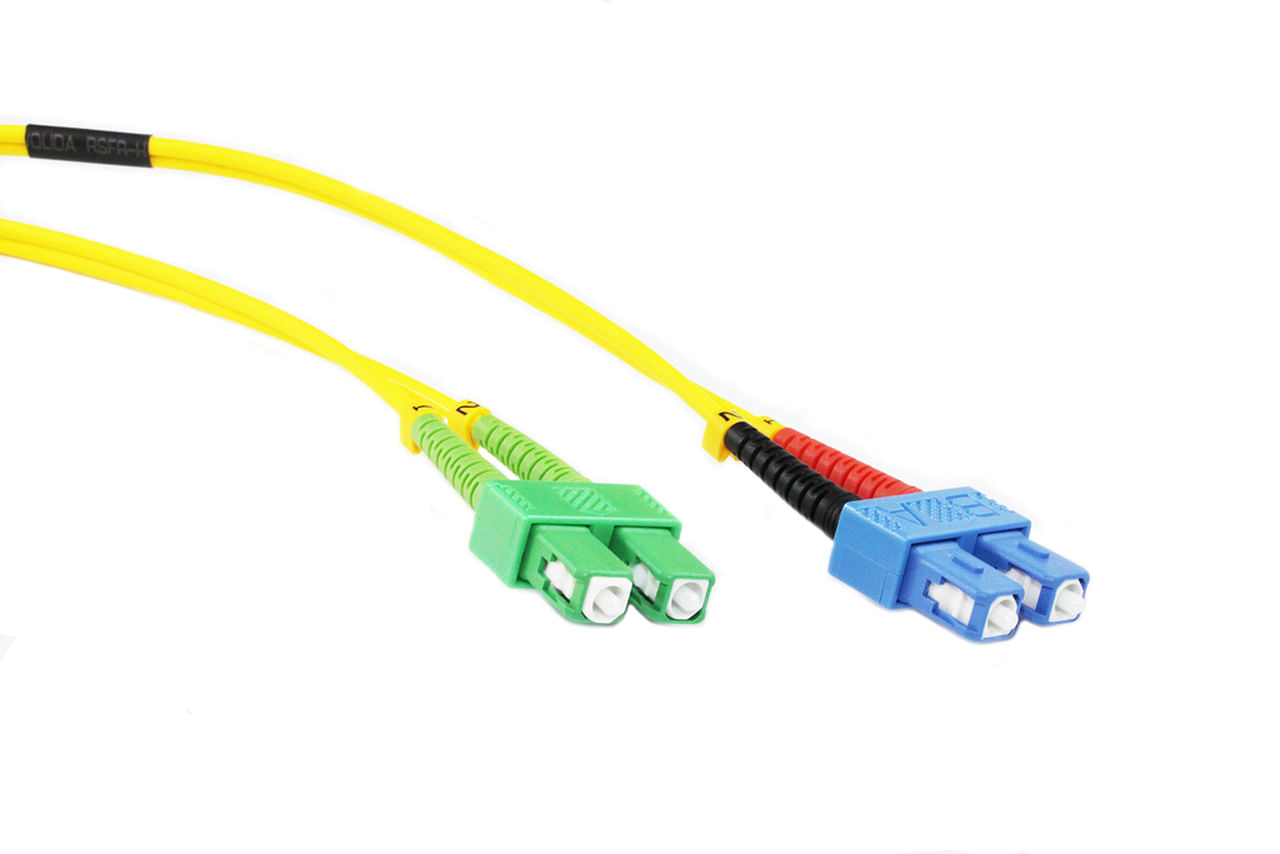 1M OS1 Single mode SC-SCA Fibre Optic Cable