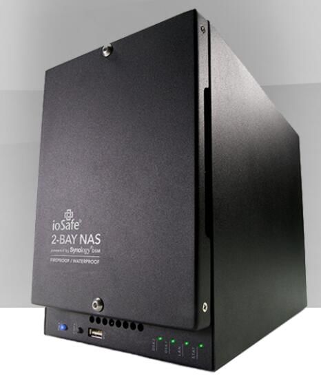 ioSafe 218 2 Bay Fireproof/Waterproof Diskless NAS