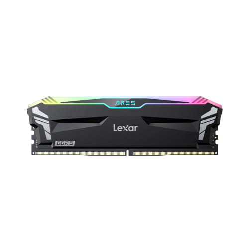 Lexar ARES RGB 32GB(16GBx2) DDR5-6400 Memory With Heatsink - Black