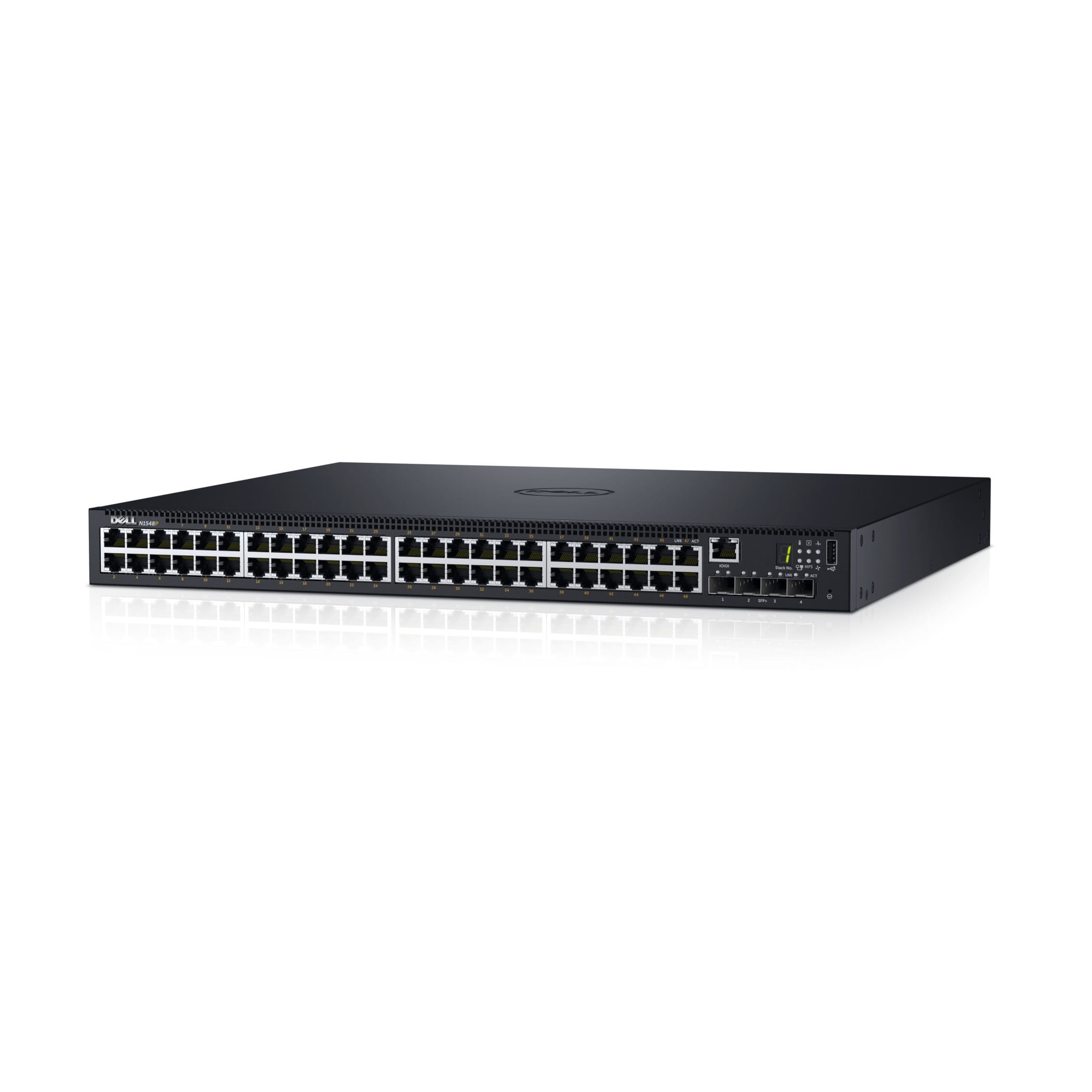 Dell PowerSwitch N1548P 48-Port PoE+ Managed Layer 3 Gigabit Ethernet ...