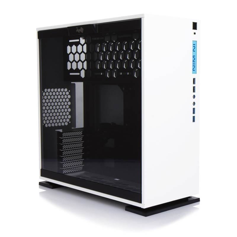 InWin 303 White Mid Tower Tempered Glass Case
