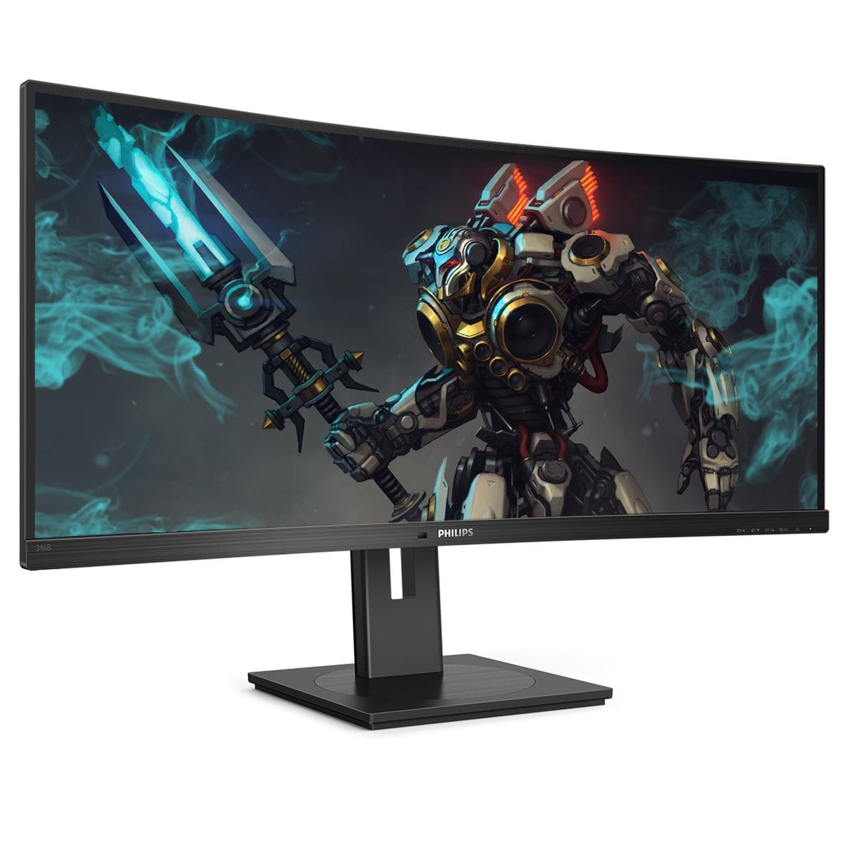 Philips 346B1C 34" UWQHD 100Hz Curved USB-C Adaptive Sync KVM Switch ...