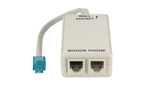 D-Link VDSL2+/ADSL2+ Microfilter/Splitter Telephone Splitter RJ-11 M 2x ...