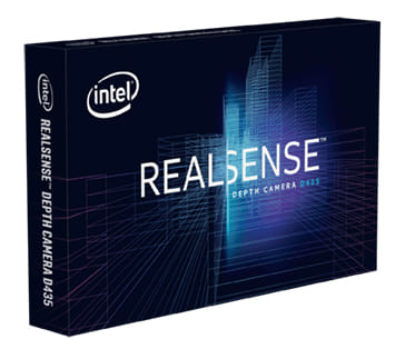 Intel RealSense D435 Depth Camera USB RGB Sensor White