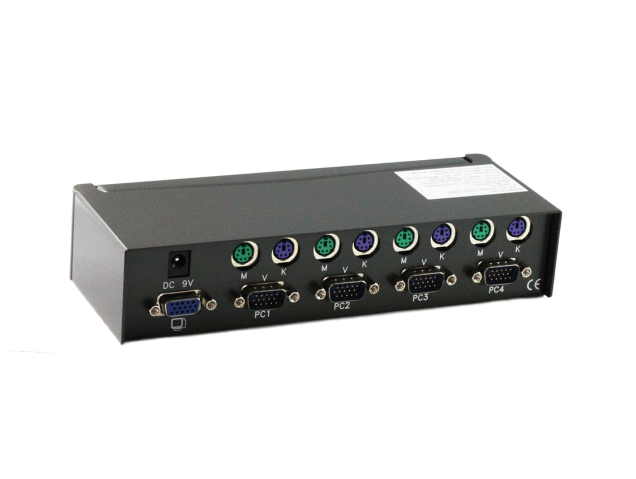 4 Port PS/2 KVM Switch