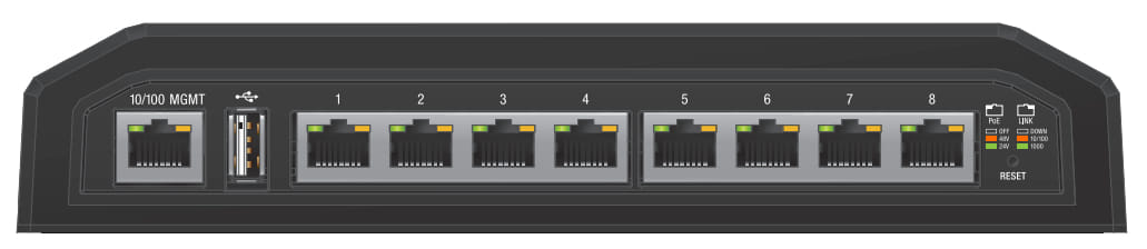 Ubiquiti EdgeSwitch XP-8 Port 24V/48V Gigabit Ethernet Switch
