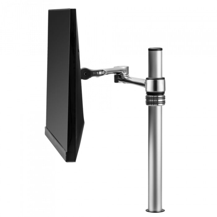 Atdec AF-AT Single Pole Arm Stand Silver