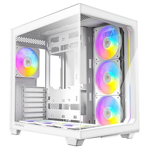 Antec C5 Micro-ATX ARGB Case with 7 Fan - White