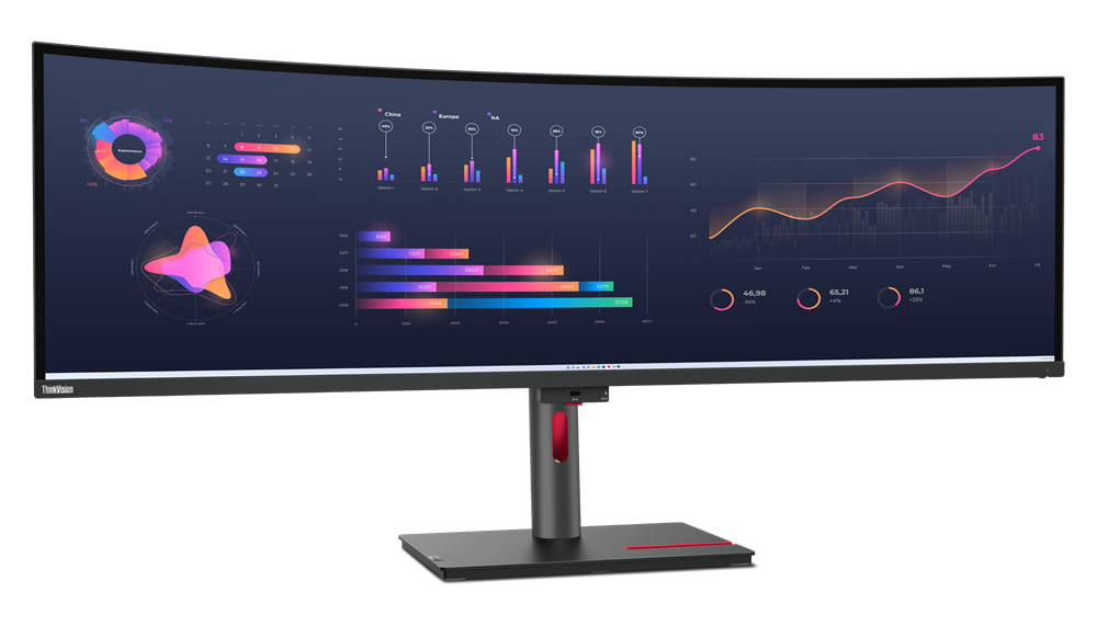Lenovo TV P49w-30 49" Dual QHD IPS Curved Monitor