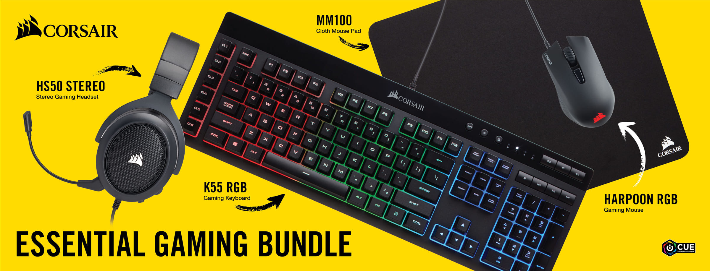 Corsair Essential Gaming Bundle