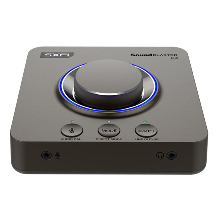 Creative Sound Blaster X4 Hi-res 7.1 External USB DAC and Amp Sound Card