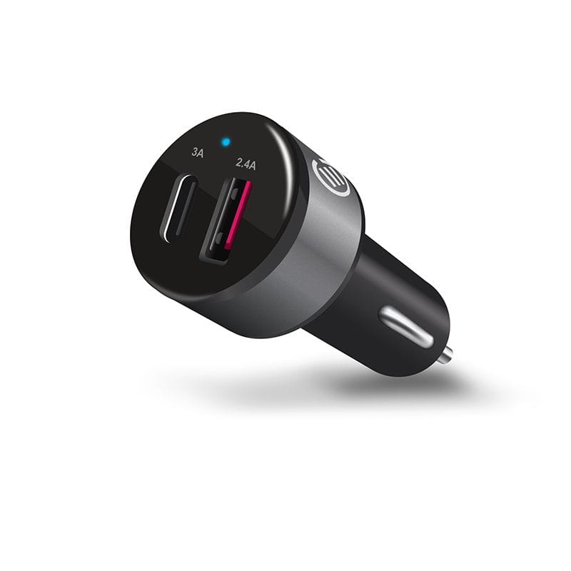 Alogic 2-Port USB-C Car Charger 5V/3A+2.4A - with Smart Charge ...