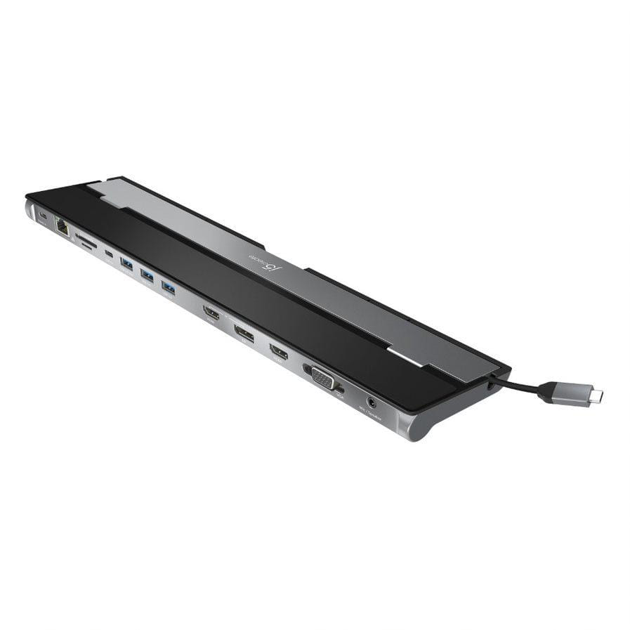 J5 Create interface hub USB-C 1000 Mbit/s Black