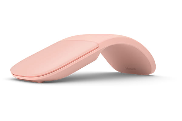 Microsoft Wireless Arc Mouse - Soft Pink