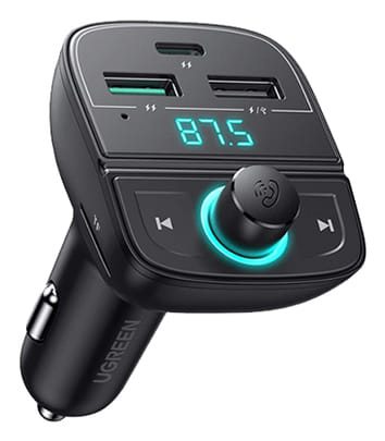 Ugreen 80910 Car Bluetooth 5.0 FM Transmitter