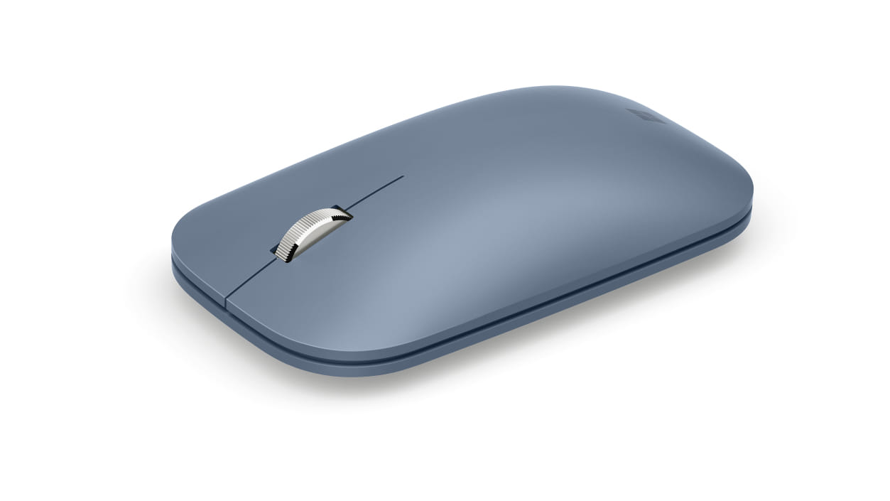 Microsoft Modern Wireless Mobile Mouse - Pastel Blue