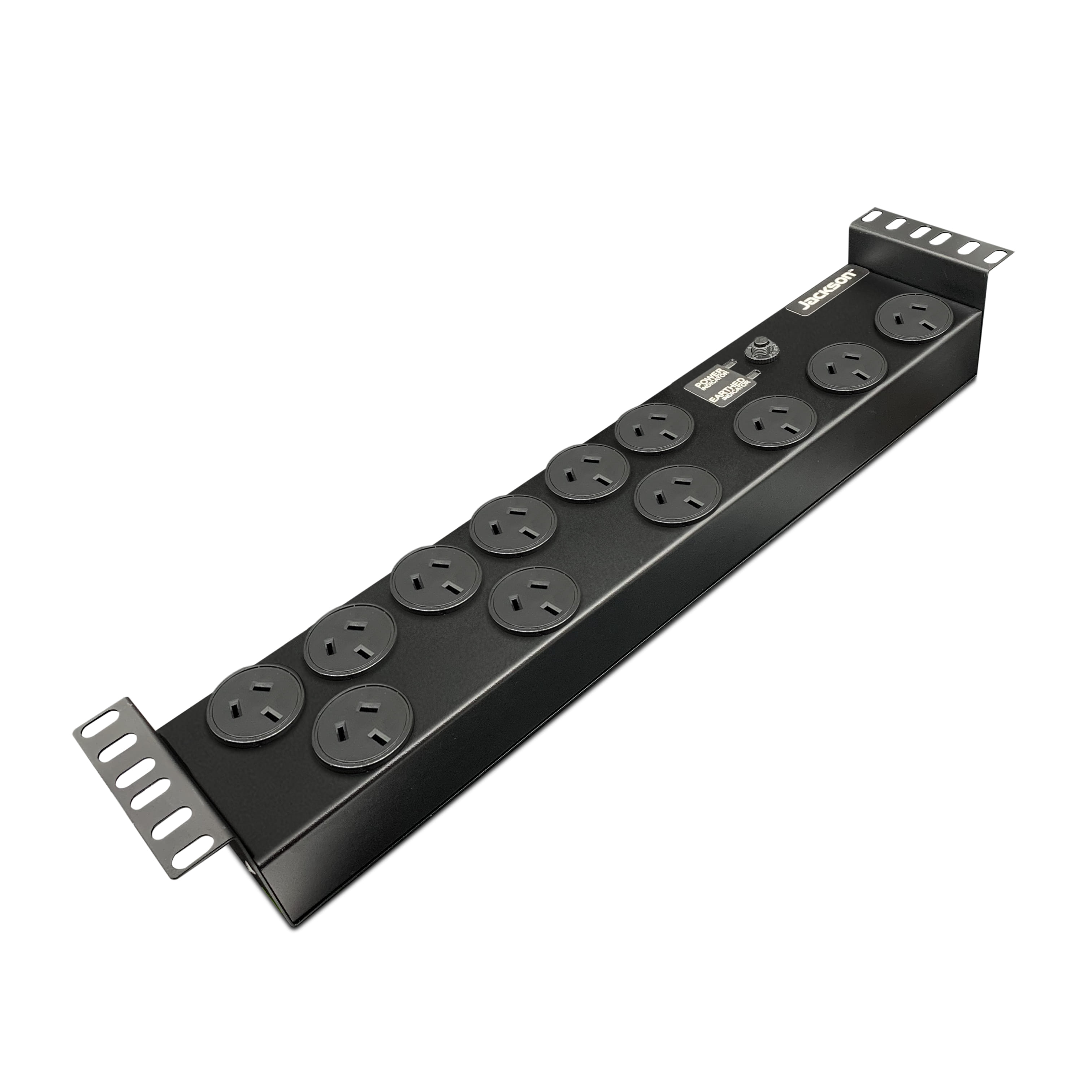 Jackson 12-Outlet 2RU Rack Surge Protected Powerboard