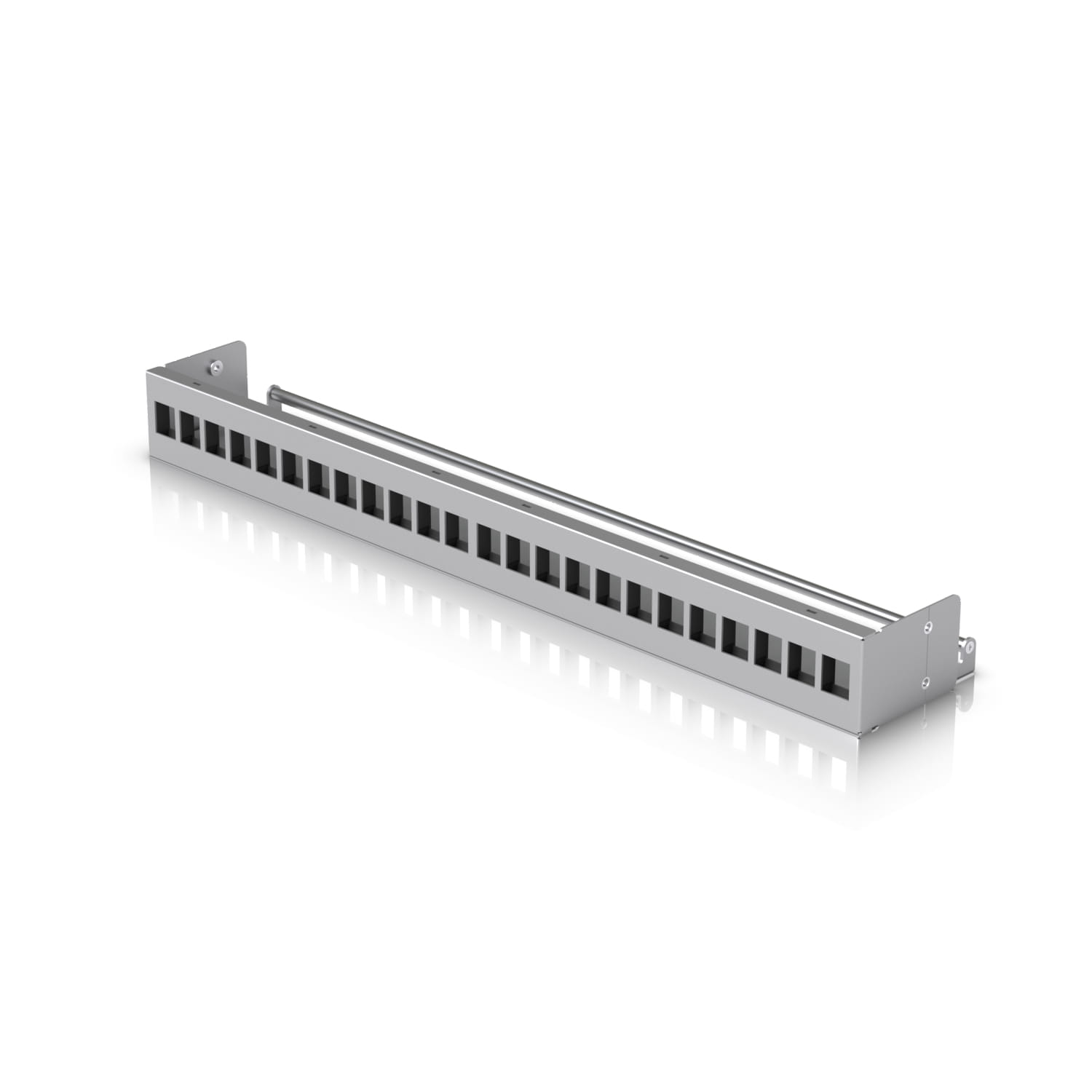 Ubiquiti 24-Port Blank Keystone Patch Panel Silver