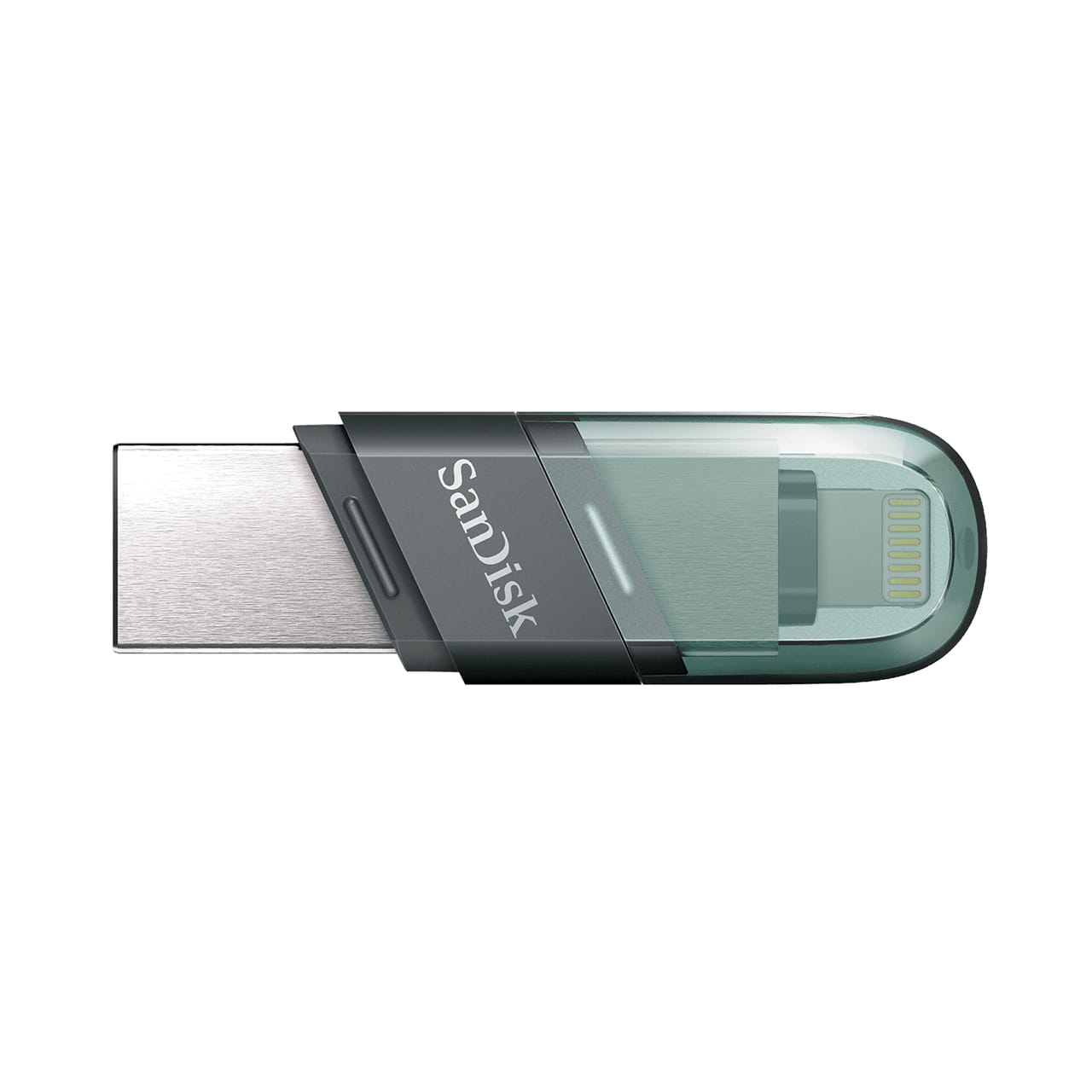 SanDisk iXpand Flash Drive Flip USB 64GB Type-A / Lightning Grey ...