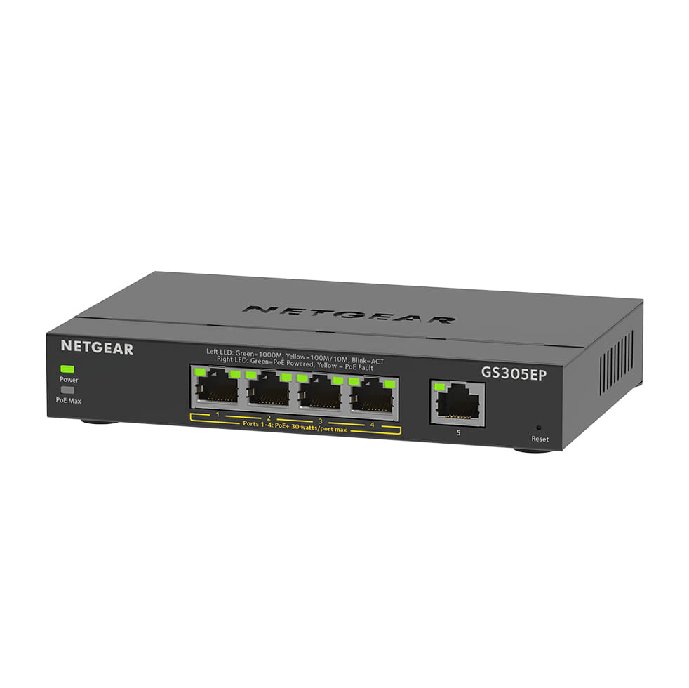 Netgear GS305EP Managed Layer 3 Gigabit Ethernet Switch