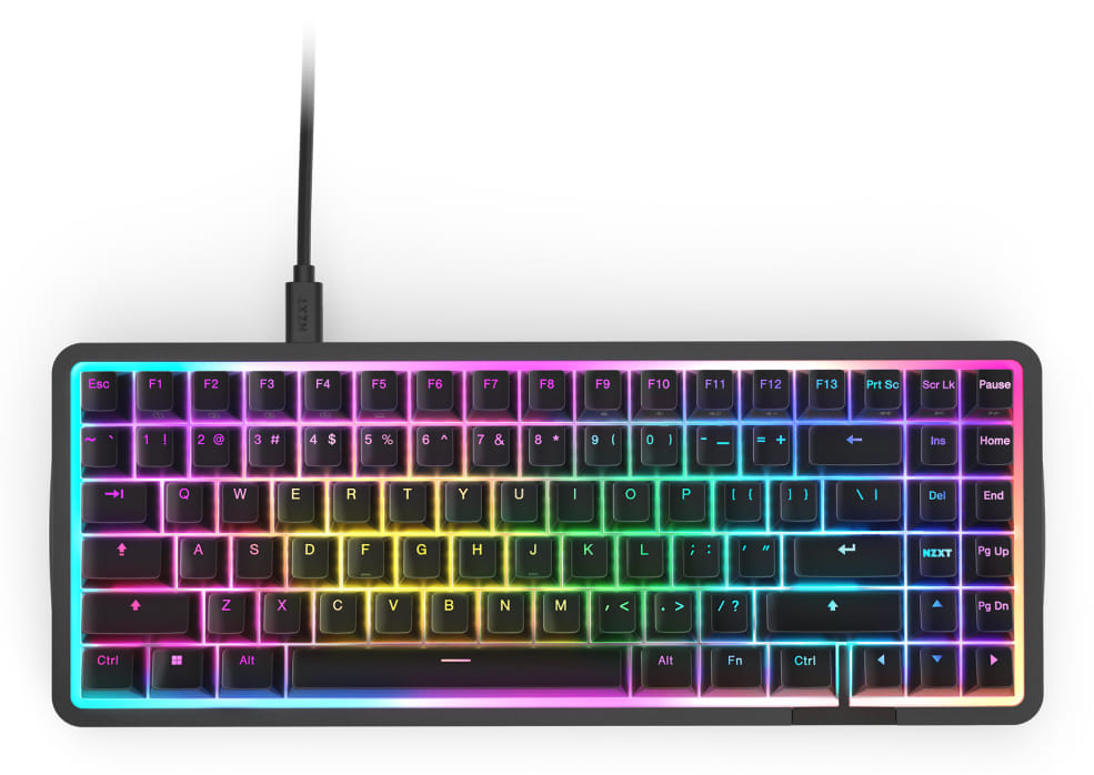 NZXT Mini TKL Gaming Keyboard Black