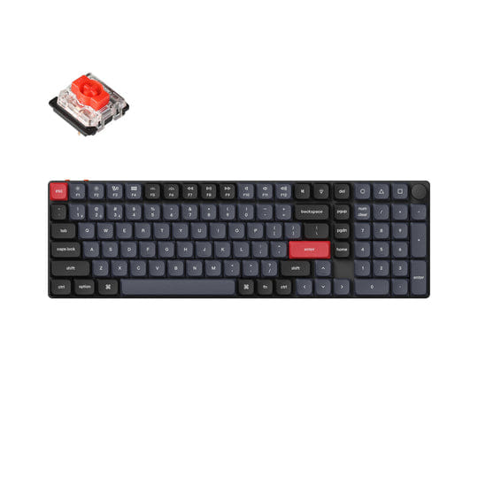 Keychron K17 Pro QMK/VIA Wireless Custom Mechanical Keyboard - RGB ...