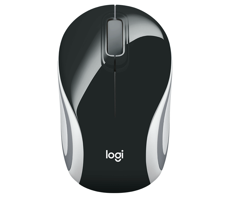 Logitech Wireless ULTRA PORTABLE Mini Mouse - Black
