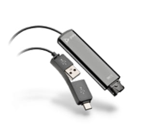 Poly DA75 Quick Disconnect to USB-A & C Digital Adapter Cable