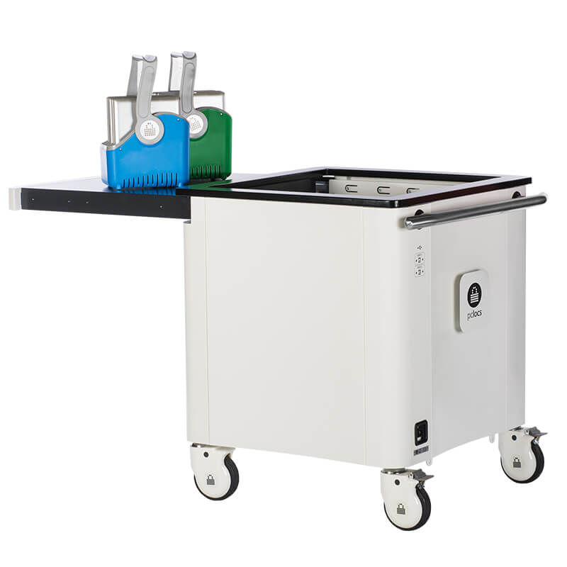 PC Locs iQ 30 Cart - iPad Sync & Charge Trolley