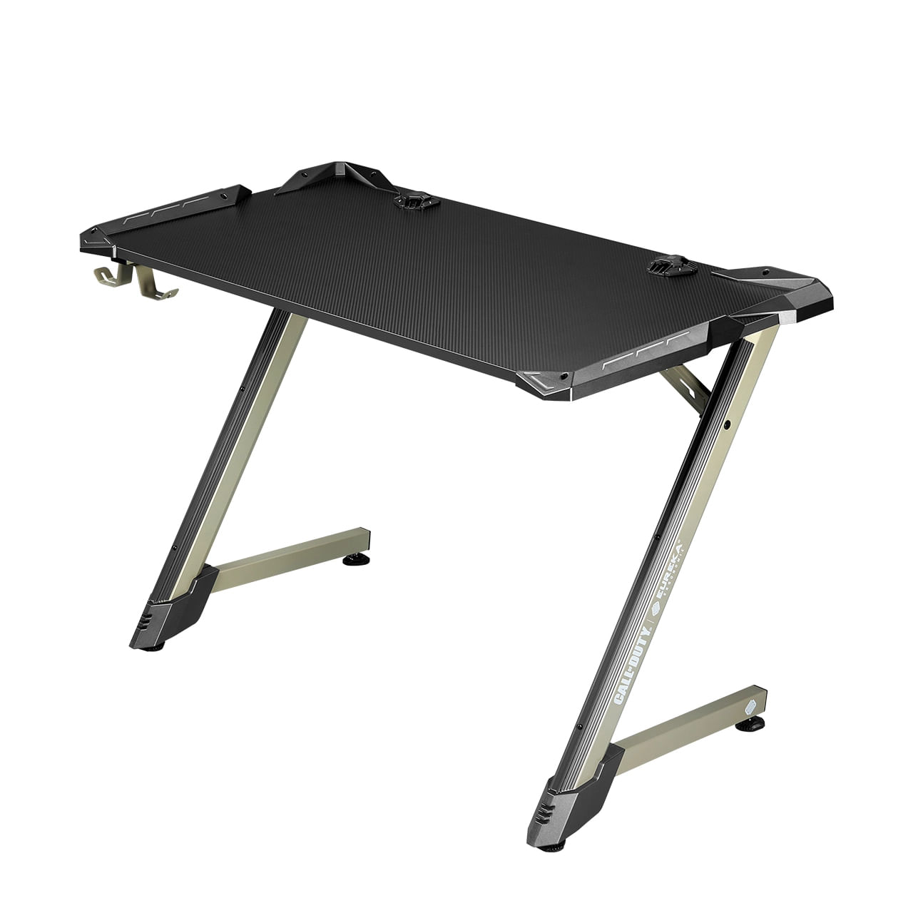 Eureka Call of Duty UAV Rectangular Z-Legs Gaming Desk