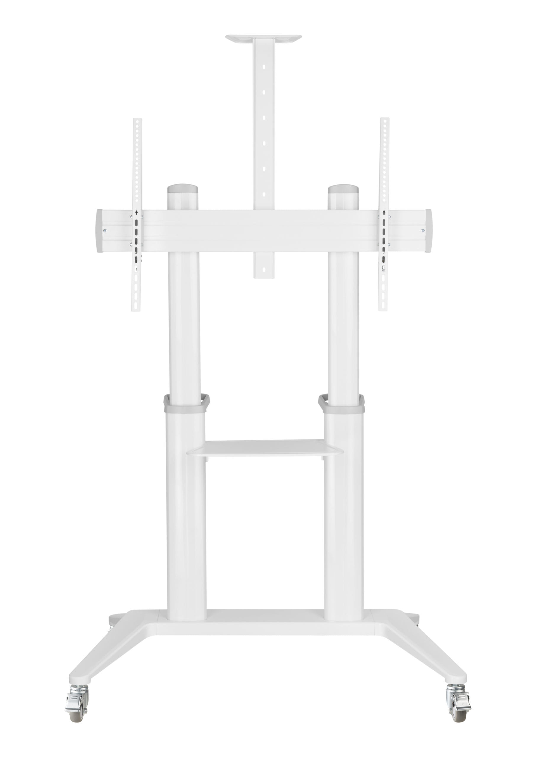 Brateck 70'-120' Aluminium TV Cart - White