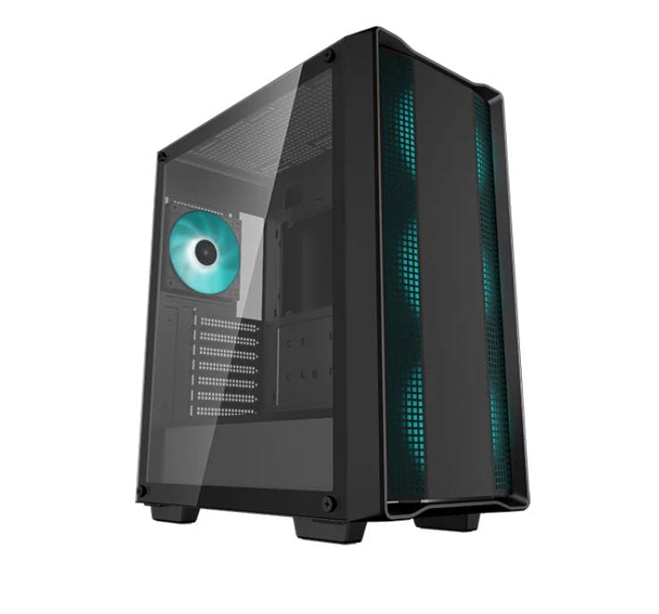 Deepcool CC560 V2 Mid-Tower Tempered Glass ATX Computer Case - Black