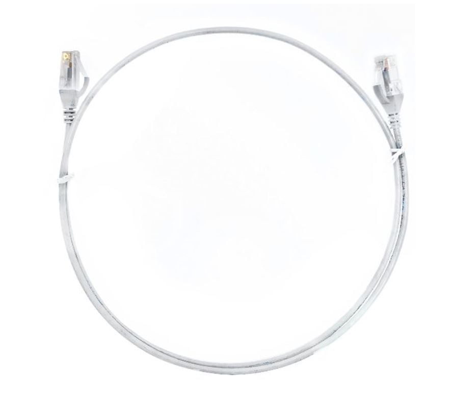 8ware CAT6 Ultrathin Slim Cable 0.25m/25cm - White