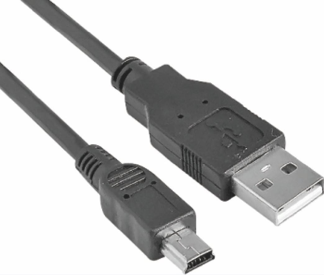 Astrotek 1m Mini USB/ USB-Cable USB A Mini-USB B Black