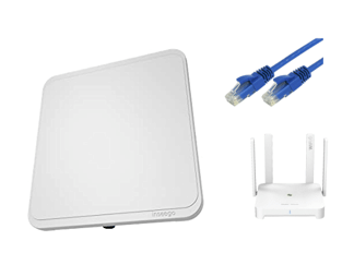 Cellferno FW2000e 5G Outdoor Modem+Ruijie RG-EW1800GX PRO+20m CAT6 Kit