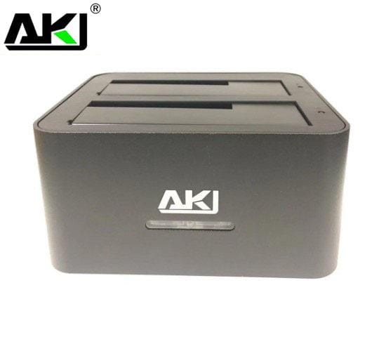 AKY Dual 2.5/3.5 Hard Drive USB 3.0 SATA Clone Dock