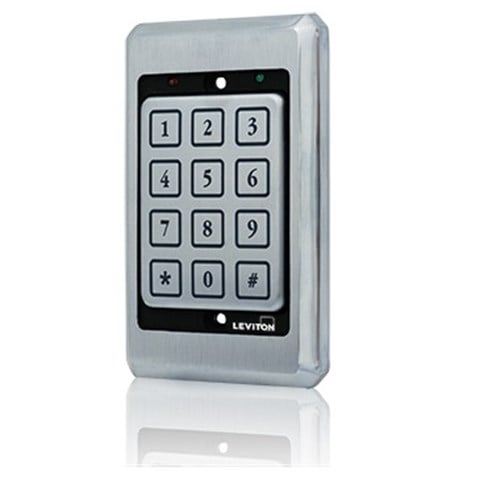 Leviton Access Control Keypad Stainless Steel