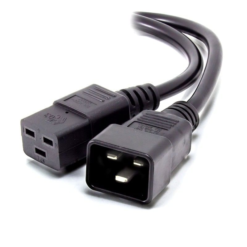 Alogic 1.5m IEC C19 to IEC C20 Power Extension Male to Female Cable