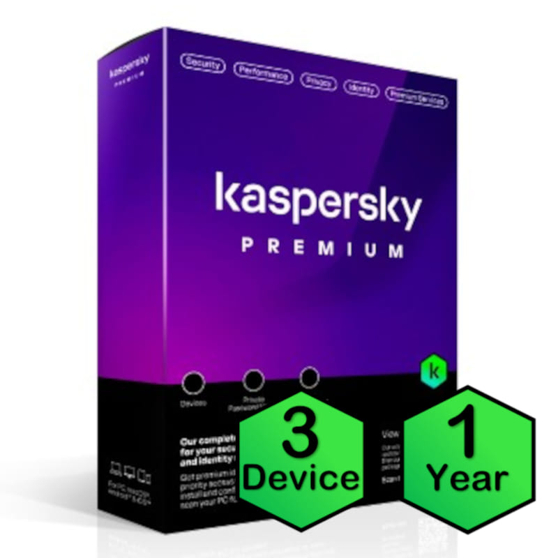 Kaspersky Premium Physical License 1Year 3 Device