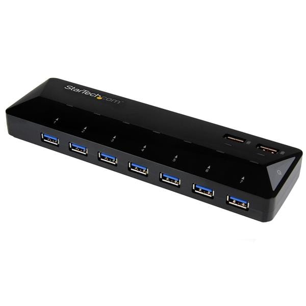 StarTech 7-Port USB 3.0 (5Gbps) hub + 2 x 2.4A dedicated charge ports