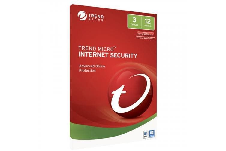 Trend Micro Internet Security 1-3 Devices 1 Year Sub