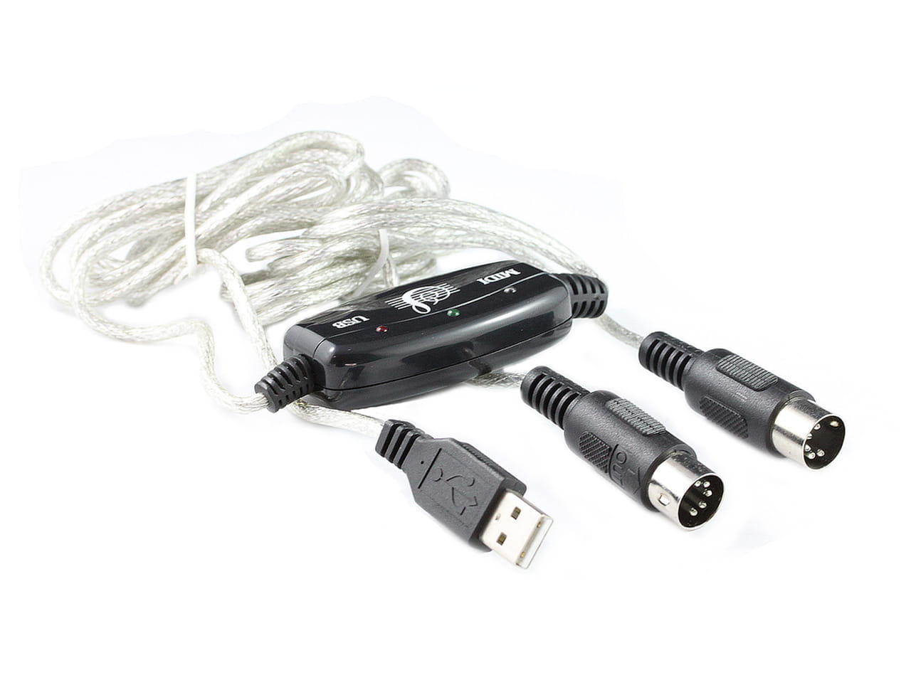 2M USB TO MIDI Cable